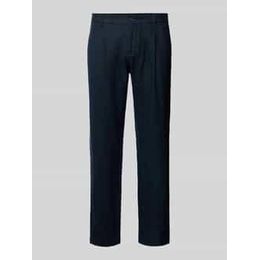 Marc O'Polo Tapered Leinenhose mit Bundfalte Modell 'OSBY JOGGER'
