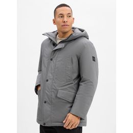 BOSS Orange Winter Parka 'Osiass1' male Grey size 46