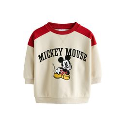 next Sweatshirt 'Mickey Mouse' Jungen Gr&ouml;&szlig;e 80 creme / rot / schwarz / wei&szlig;