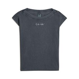 G-Star Raw G-STAR T-Shirt 'Logo' Damen Gr&ouml;&szlig;e L pastellblau / gelb / dunkelgrau / schwarz
