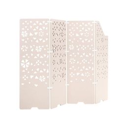 Beliani Büro-Raumteiler STARRY in Beige - (W) 240 x (H) 180 x (L) 2 cm | Gr.: onesize