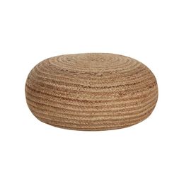 Beliani Pouf TIFELT in Beige - (W) 50 x (H) 20 x (L) 50 cm | Gr.: onesize