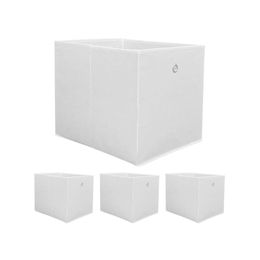 DuneDesign 4er Set Aufbewahrungsbox Saga in Weiß | Gr.: onesize