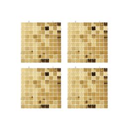 Butlers Wanddekoration DISCO 4er-Set in Gold | Gr.: onesize