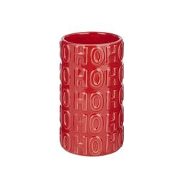 Butlers Vase STATEMENT HoHoHo in Rot | Gr.: onesize