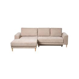 Beliani Schlafsofa NUBORG in Braun - (W) 277 x (H) 93 x (L) 168 cm | Gr.: onesize