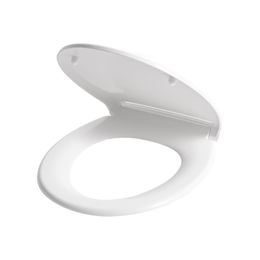 Beliani WC-Sitz PAPURI in Weiß - (W) 37 x (H) 45 x (L) 45 cm | Gr.: onesize
