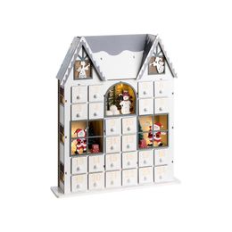 Beliani Dekofigur FEMUND in Weiß - (W) 34 x (H) 40 x (L) 8 cm | Gr.: onesize
