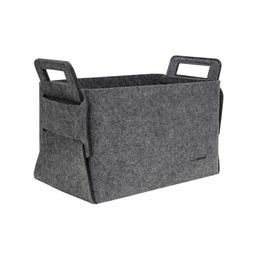 DuneDesign Filz Aufbewahrungskorb Tira in Grau | Gr.: onesize