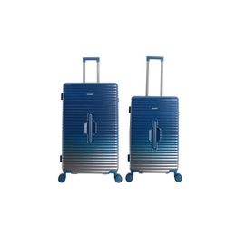 Saxoline SX Blue Elite Spinner Koffer Set Gr. M/L mit TSA-Zahlenschloss in blue gradient | Gr.: onesize