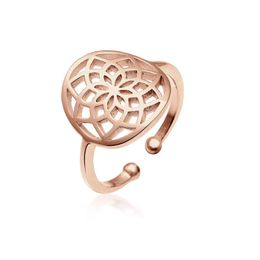Elli Ring 925 Sterling Silber Ornament, Traumf&auml;nger in Rosegold | Gr.: onesize