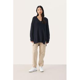 PART TWO Strickpullover FabiannePW Lockere Passform in Dark Navy | Gr.: M