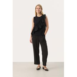 PART TWO Ärmellose Bluse JulievePW Gerade Passform in Black | Gr.: XS