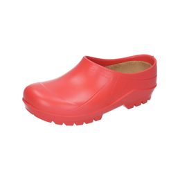 Nora Clogs ohne Absatz in rot | Gr.: 38