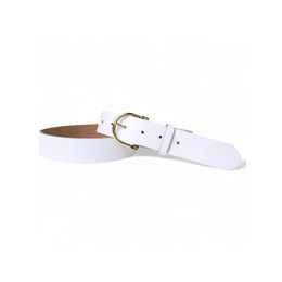 Fronhofer Lederg&uuml;rtel in Wei&szlig; | Gr.: 90 cm
