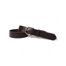 Fronhofer Lederg&uuml;rtel in Dunkelbraun | Gr.: 125 cm