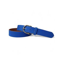 Fronhofer Lederg&uuml;rtel in Kobalt | Gr.: 125 cm