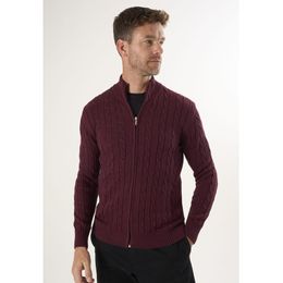Felix Hardy Strickjacke in Bordeaux | Gr.: XXL