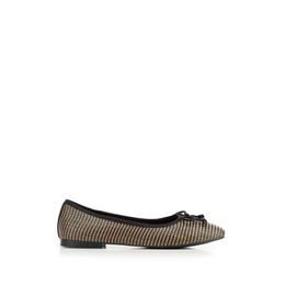 Wittchen Geflochtene Ballerinas Mit Schleife in Black | Gr.: 35