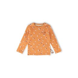 Sigikid Langarmshirt pink cockatoo in braun | Gr.: 116