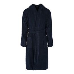 Schiesser Bademantel Essentials in navy | Gr.: XL