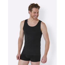 Schiesser Unterhemd in schwarz | Gr.: 9