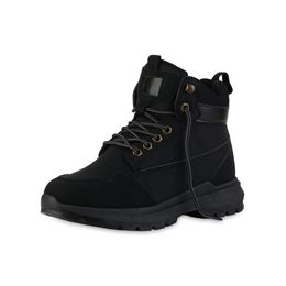VAN HILL Worker Boots Sofia in Schwarz | Gr.: 36