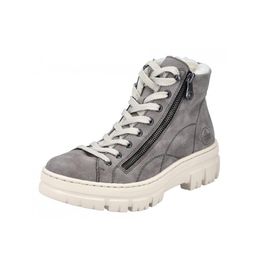 Rieker Schnürstiefel in Grau | Gr.: 38