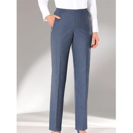 Adelina Hose in rauchblau-meliert | Gr.: 48