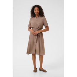 Kaffe Kleid KAemine Regular fit in Deep Taupe | Gr.: 42