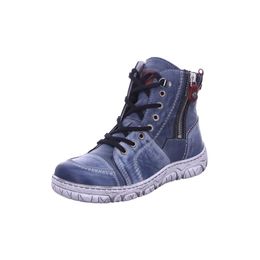 KRISBUT Schnürboot Warmfutter in blau | Gr.: 39