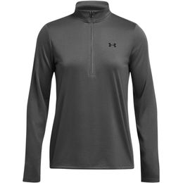 Under Armour Longsleeve "Tech 1/2 Zip- Solid" in Grau | Gr.: XXL