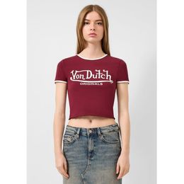 QS T-Shirt in 39D0_bordeaux | Gr.: M