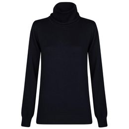 Felix Hardy Feinstrick Zopfmuster Rollkragen Pullover in navy | Gr.: S