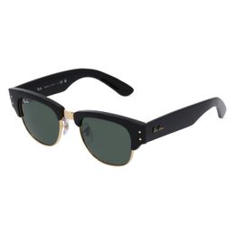 Ray-Ban RB0316S | Unisex-Sonnenbrille | Fassung: Vollrand, Quadratisch, Propionat, Schwarz Gold | Glasfarbe: Grün