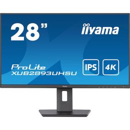 iiyama LED-Monitor &raquo;XUB2893UHSU-B5&laquo; 70, 9 cm/28 &prime;&prime; 3840 x 2160 px 3 Reaktionszeit 60 Hz schwarz neig-, schwenk-, und h&ouml;henverstellbar, Poivot, VESA...