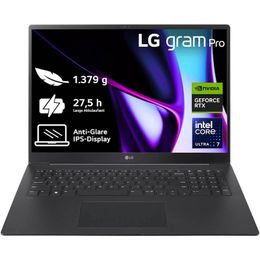 LG Business-Notebook »Gram Pro 17 Ultralight Laptop, IPS Display, 32GB RAM, Windows 11 Home, « 43, 18 cm / 17 ′′ Intel Core Ultra 7 GeForce RTX 3050..