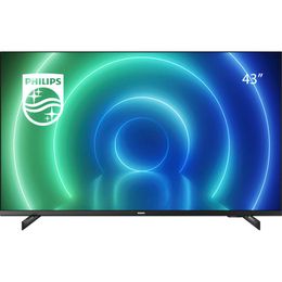 Philips LED-Fernseher »43PUS7506/12« 108 cm/43 ′′ Smart-TV HDR10+ kompatibel, 60 Hz, Dolby Vision & Atmos, Smart TV, Triple Tuner anthrazit 3 x...