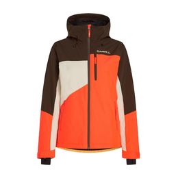 O`Neill O'NEILL Sportjacke 'Fwc'Cruz Triple' Damen Größe M dunkelbraun / orange / weiß