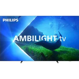 Philips OLED-Fernseher »77OLED808/12« 194 cm/77 ′′ Android TV Smart-TV schwarz Jedes Bild – einfach echt. P5 Picture Engine mit KI.
