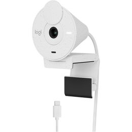 Logitech Webcam &raquo;BRIO 300&laquo; Full HD Mikrofon-Reichweite: Bis zu 1, 22 m wei&szlig; Logi Tune: Mit der kostenlosen App (1) (2) k&ouml;nnen Sie Ihre Videos...