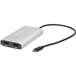 OWC Laptop-Dockingstation »USB-C to Dual HDMI 4K Display Adapter« Grau 1 Jahr eingeschränkte OWC Garantie