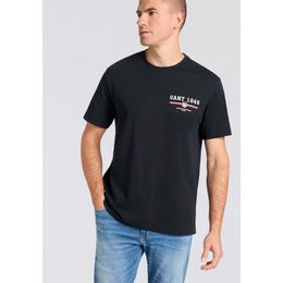 Gant Herren T-Shirt &raquo;GRAPHIC SS T-SHIRT&laquo; Print, Rundhals schwarz XL