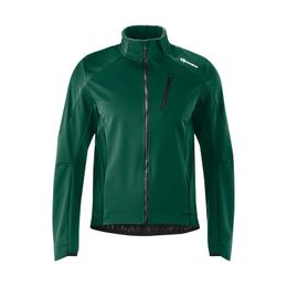 Gonso Fahrradjacke »TRAIL JACKET SOFTSHELL M« Wasserabweisend, strapazierfähig, atmungsaktiv tannengrün 3XL 3XL Körpernahe Passform