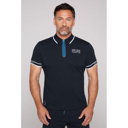 CAMP DAVID Poloshirt mit kontrastreichen Details blue navy S S Poloshirt von CAMP DAVID