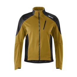 Gonso Fahrradjacke &raquo;TRAIL JACKET SOFTSHELL M&laquo; Wasserabweisend, strapazierf&auml;hig, atmungsaktiv senf XL XL K&ouml;rpernahe Passform