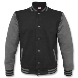 College Sweatjacke (Sale) schwarz/grau, Größe XXL