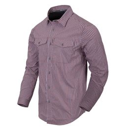 Helikon-Tex Covert Concealed Carry Shirt (Sale) scarlet flame checkered, Größe S