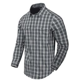 Helikon-Tex Covert Concealed Carry Shirt (Sale) foggy grey plaid, Größe XXL