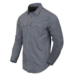 Helikon-Tex Covert Concealed Carry Shirt (Sale) phantom grey checkered, Größe S
